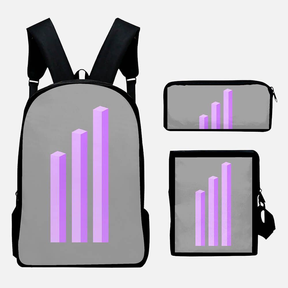 Oxford Backpack Set 3pcs - JetPrint: All Print On Demand