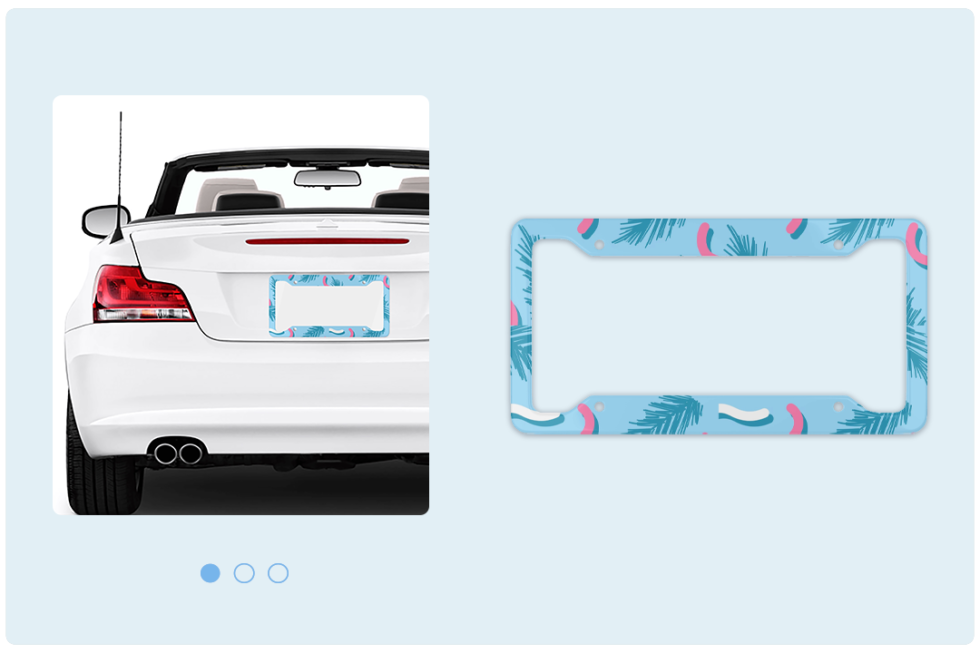 Custom Personalized License Plate Frames | $2.5 - JetPrint