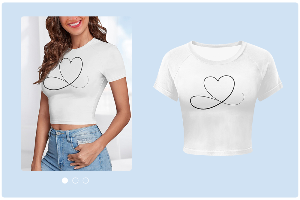 Custom Crop Tops Online - JetPrint