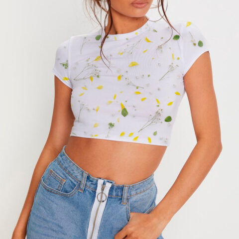 Custom Crop Tops Online - JetPrint