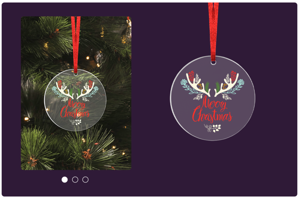 Personalized Acrylic Ornament | Photos, Text, or Logo - JetPrint