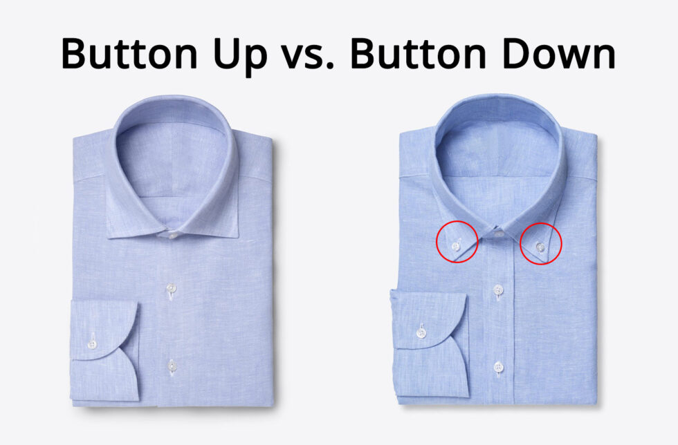 Button Up vs. Button Down Shirts: The Key Differences Explained - JetPrint