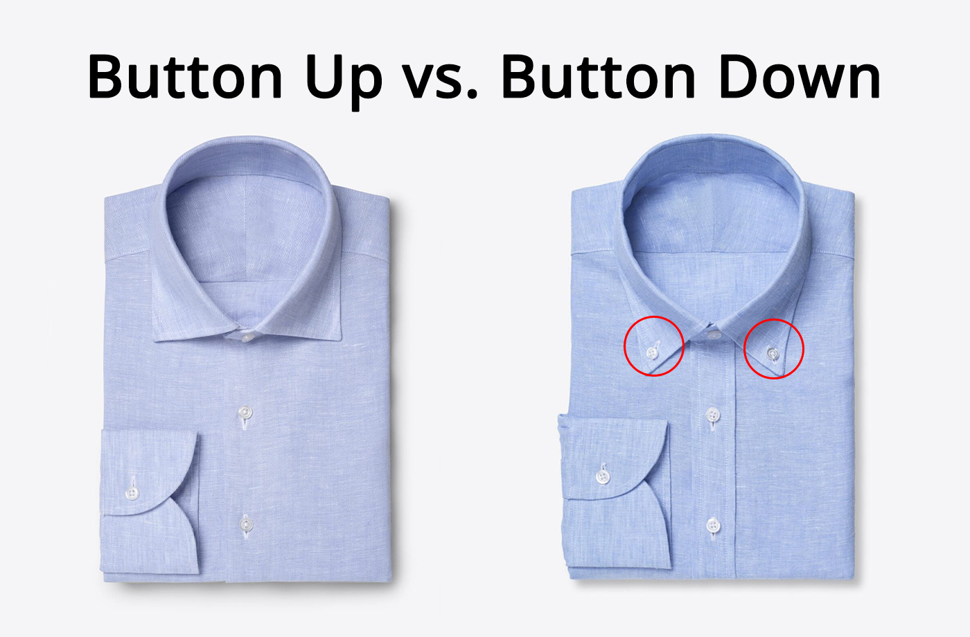 Button Up vs. Button Down Shirts: The Key Differences Explained - JetPrint